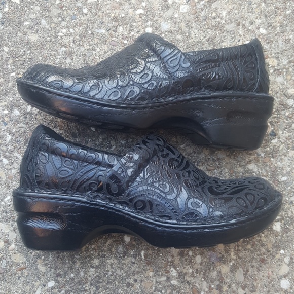 boc | Shoes | Boc Born Concept Black Leather Clogs Peggy 7 | Poshmark